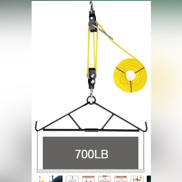 Other | New Open Box Deer Hanger Elk Hoist Pulley Lift System With ...